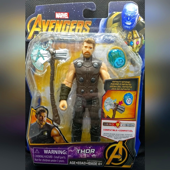 Hasbro | Toys | Thor Action Figure With Infinity Stone | Poshmark